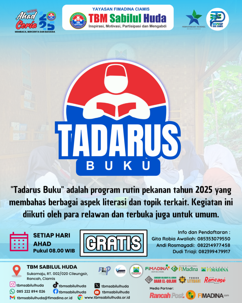 Tadarus Buku | TBM Sabilul Huda